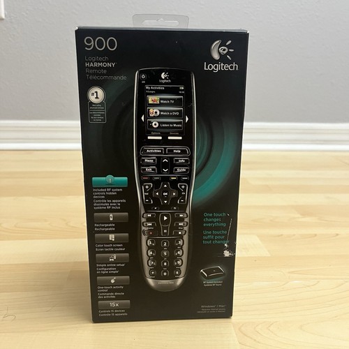 Logitech Harmony 900 Remote Control Complete Charging Base Accessories ...