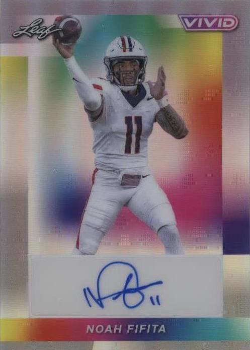 2024 Leaf Vivid - Autographs Noah Fifita #BA-NF1 Gray Prismatic /9 (AU ...