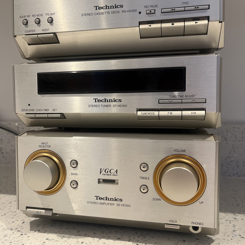 Vintage Technics SE-HD350/ST-HD350/RS-HD350/SL-HD350 Stereo System ...