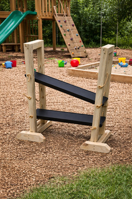 Wooden Gutter Stands - EYFS, LOTC, Outdoor Play, Water Play, Sensory ...