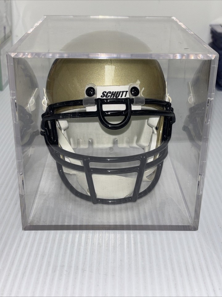 UCF Golden Knights Schutt Air Mini Football Helmet In Protective Case ...