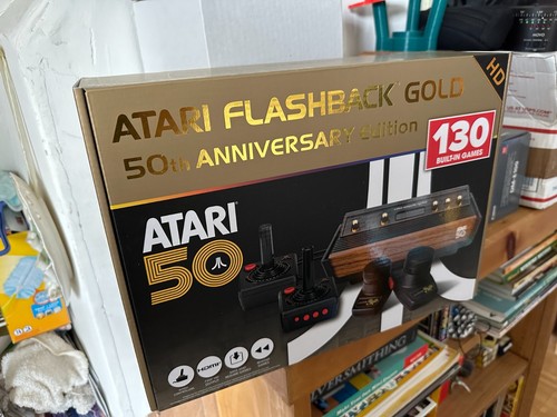 Atari Flashback Gold Console 50th Anniversary Edition 130 built-in ...