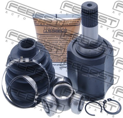 0411-CS13RH DRIVESHAFT CV JOINT KIT FEBEST FOR MITSUBISHI LANCER VII 1 ...