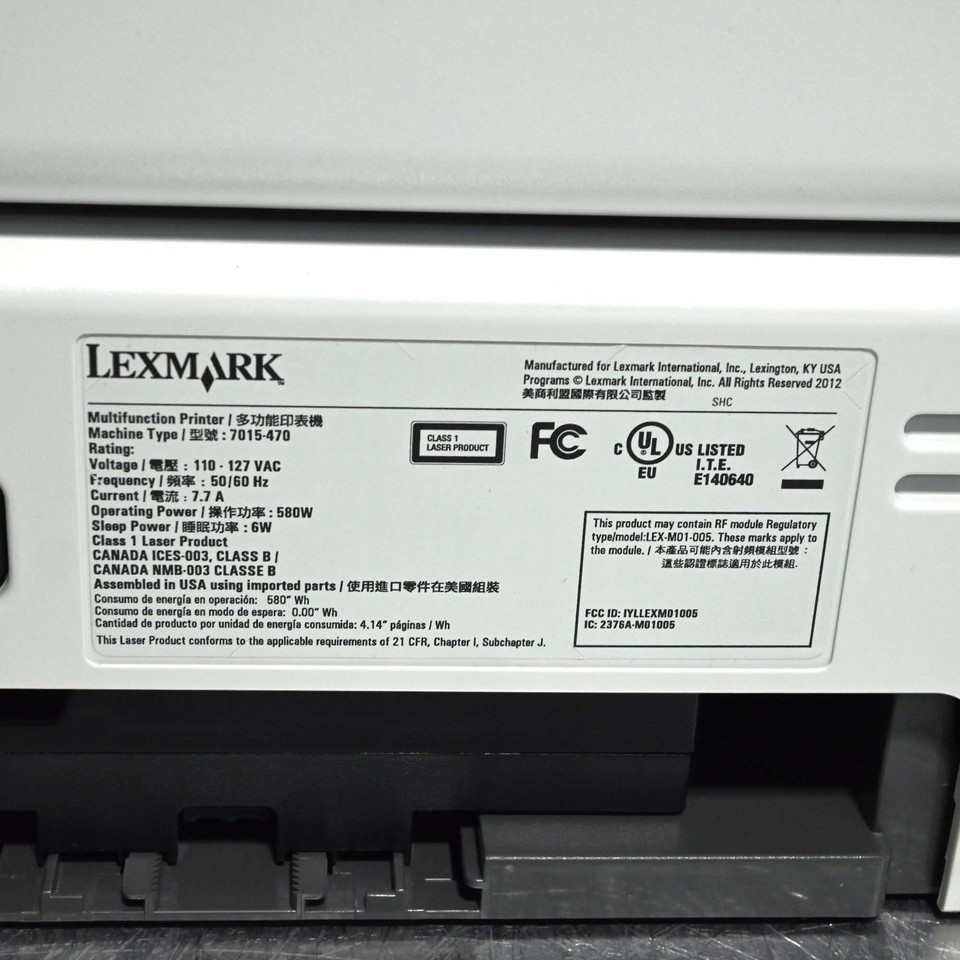 NEW Lexmark MX410 Series MX410de Laser Printer 7015-470 | eBay