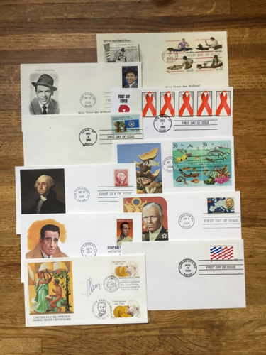 Ten first day covers, all different, 1990’s and 2000’s | eBay