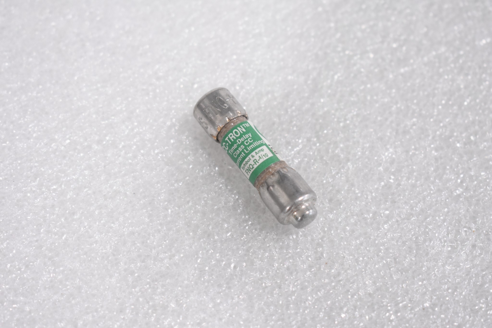 COOPER BUSSMANN FNQ-R-4/10 CC-TRON TIME-DELAY FUSE, CLASS CC, 4/10A ...