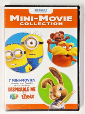 7 Mini Movie Collection DVD~ Featuring Hop / The Lorax/ Despicable Me ...