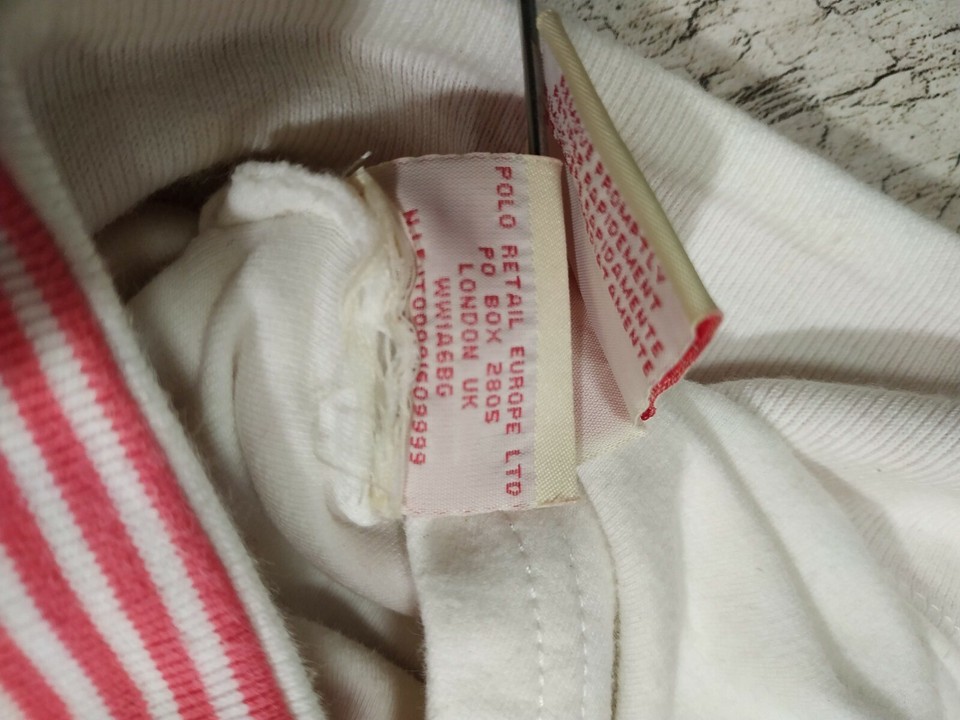 Ralph Lauren Polo Jeans Company Double Sided Hoodie Stripped Size XS ...
