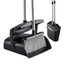 Foldable Broom and Dustpan Sweep Clean Set Dust Pan Broom Upright w ...