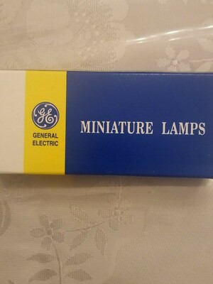 Box/10 each GE LIGHTING 387 Miniature Lamp, 387,1.0 W, T1 3/4 ,28V ...