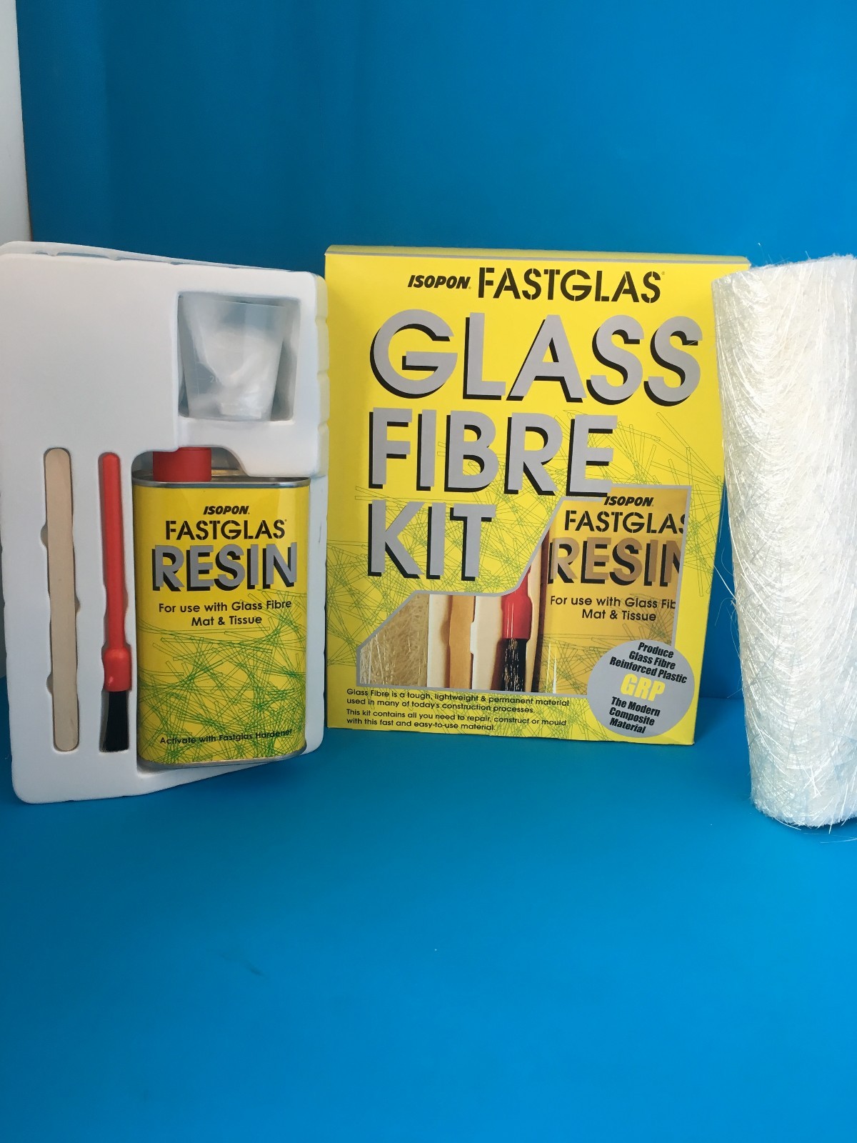 UPOL DAVIDS FASTGLAS GLASS FIBRE KIT LARGE CAR BOAT REPAIR | eBay