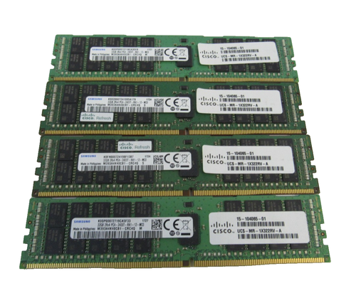 [128GB KIT] 4 x 32GB Samsung 2RX4 PC4-2400T-RA1-12-MC0 Server RAM ...