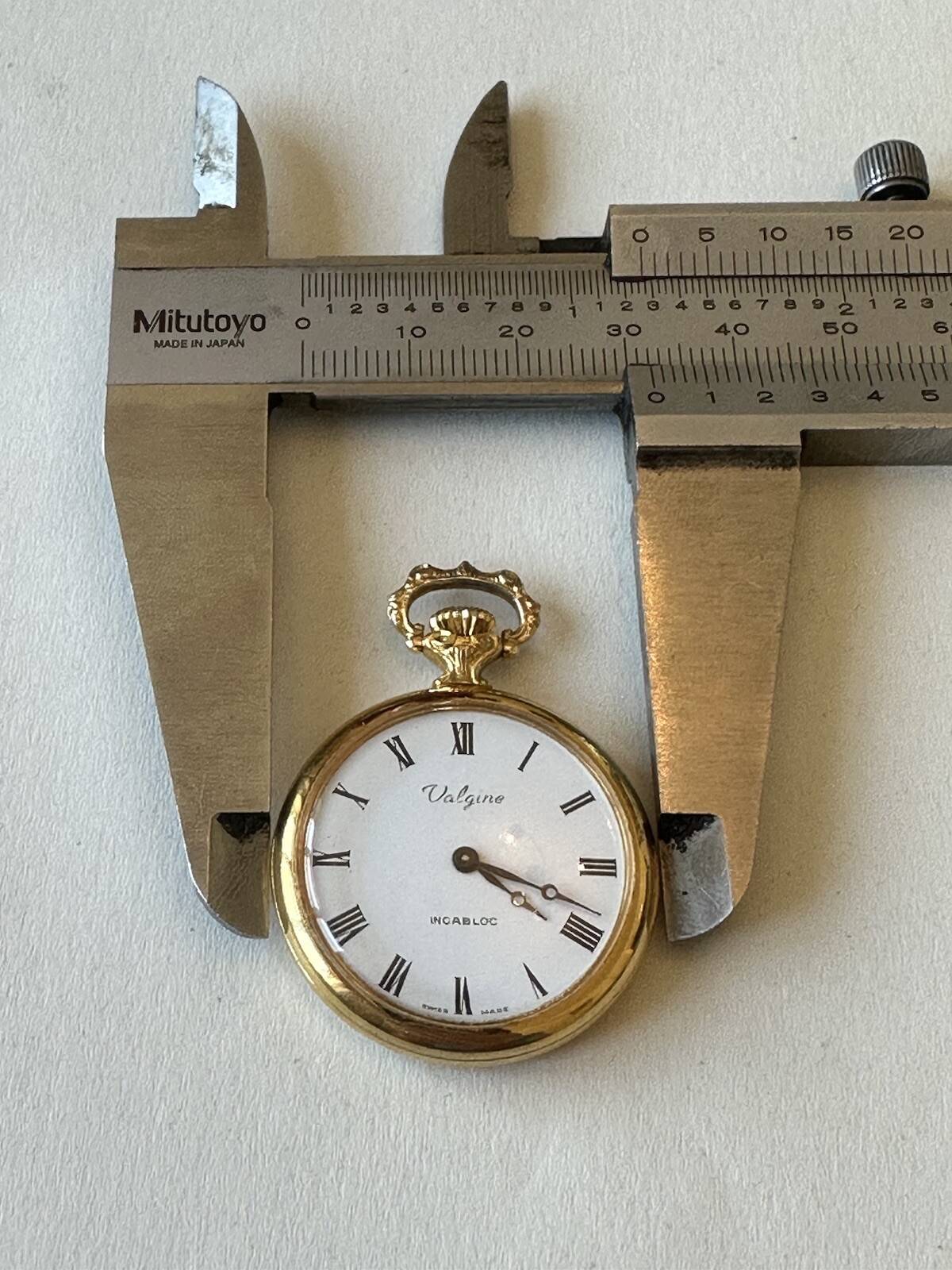 VINTAGE SWISS VALGINE 17 JEWELS INCABLOC STAINLESS STEEL Pocket Watch ...
