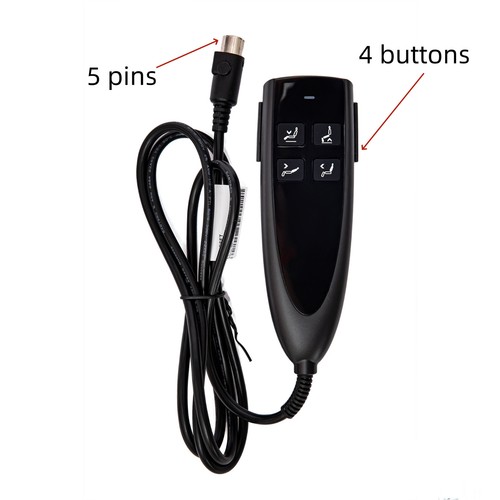 4 Button 5 Pin Prong Remote Hand Control Handset for Power Recliner Lift Chairs | eBay