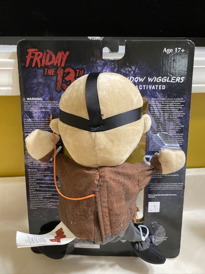 NEW 13” JASON WINDOW WIGGLERS from "Friday The 13th" Sound Sensor ...