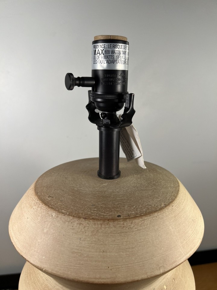 RH Restoration Hardware Anja Stacked Table Lamp in Beige Terracotta 2 ...