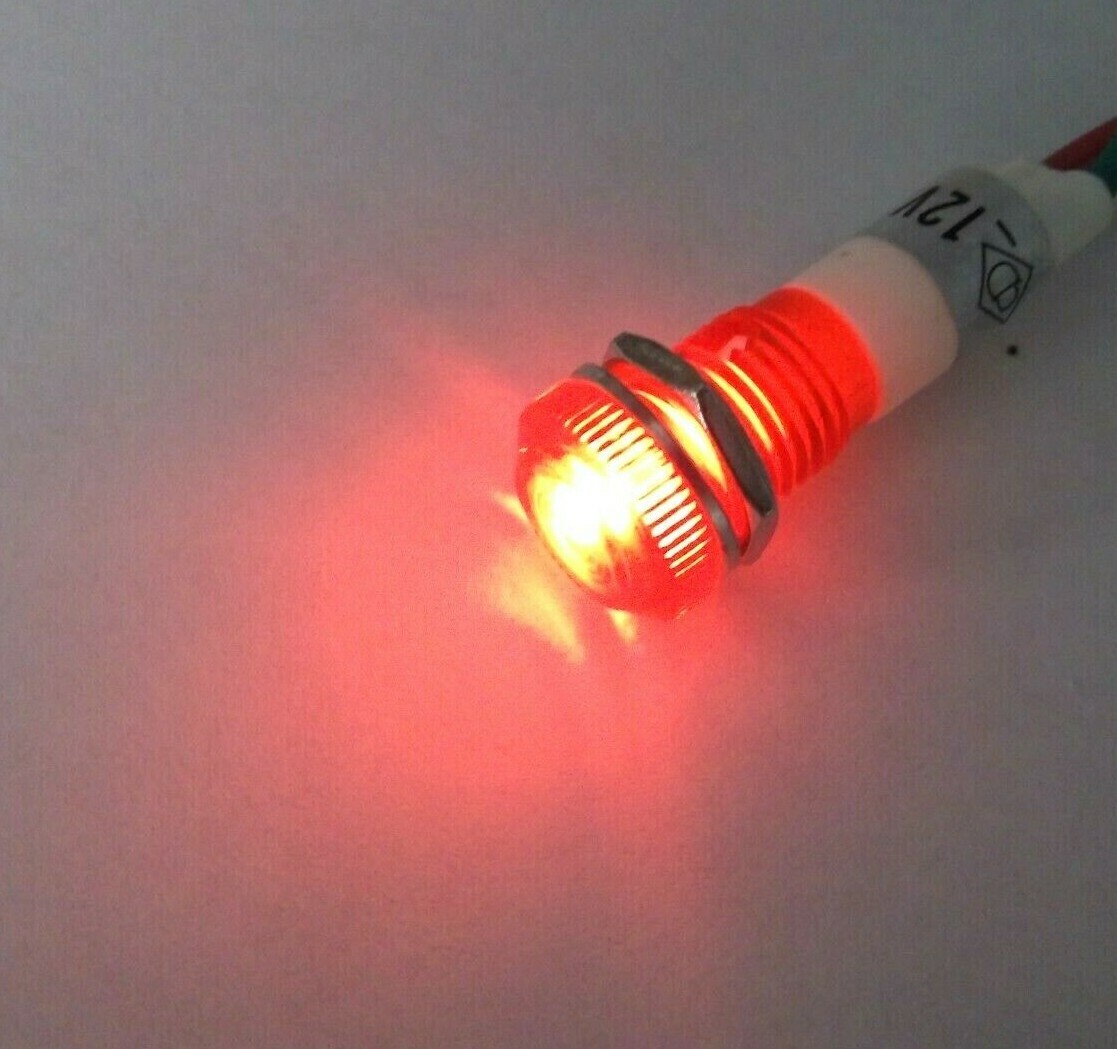 6 BBT Super Bright 12 volt Red LED Low-Profile Mini Courtesy Lights | eBay