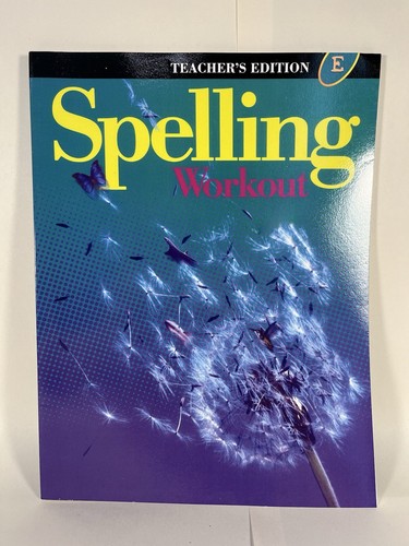 Spelling Workout E Teachers Edition | eBay