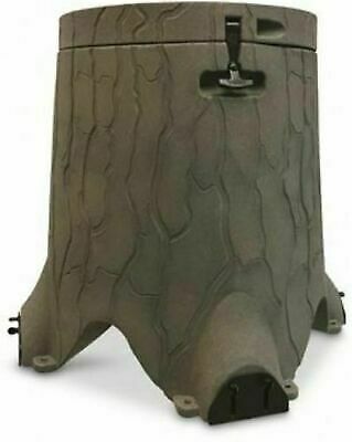 Realistic Wood Stump 35-gallon 200lb Gravity Deer Feeder Wild Game ...