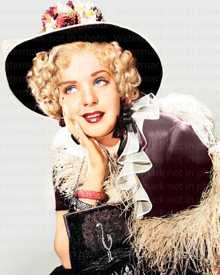 Alice Faye 8x10 RARE COLOR Photo 600 | eBay