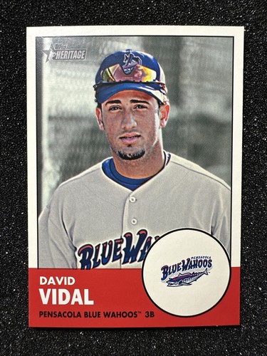 DAVID VIDAL #187 2012 Topps Heritage Minor League Edition Rookie ...