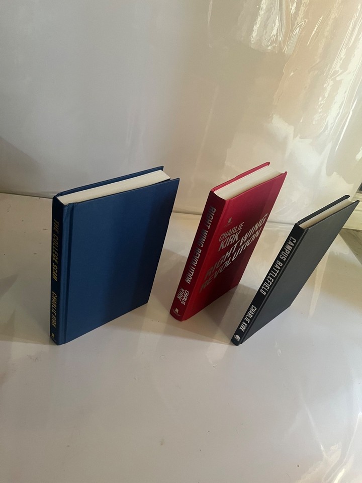 Charlie Kirk book lot 3 1st edition | eBay
