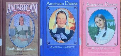 Set of 3 American Diaries : Historical Fiction Books : Ex-Library ...