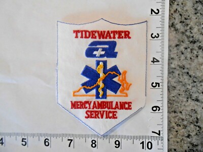 Tidewater Mercy Ambulance Service patch FREE shipping | eBay