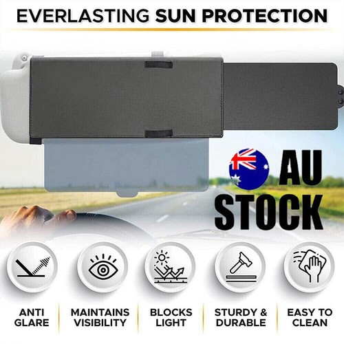 Universal Car Shade For Sun Extend Visor Cover Anti Glare Extension ...