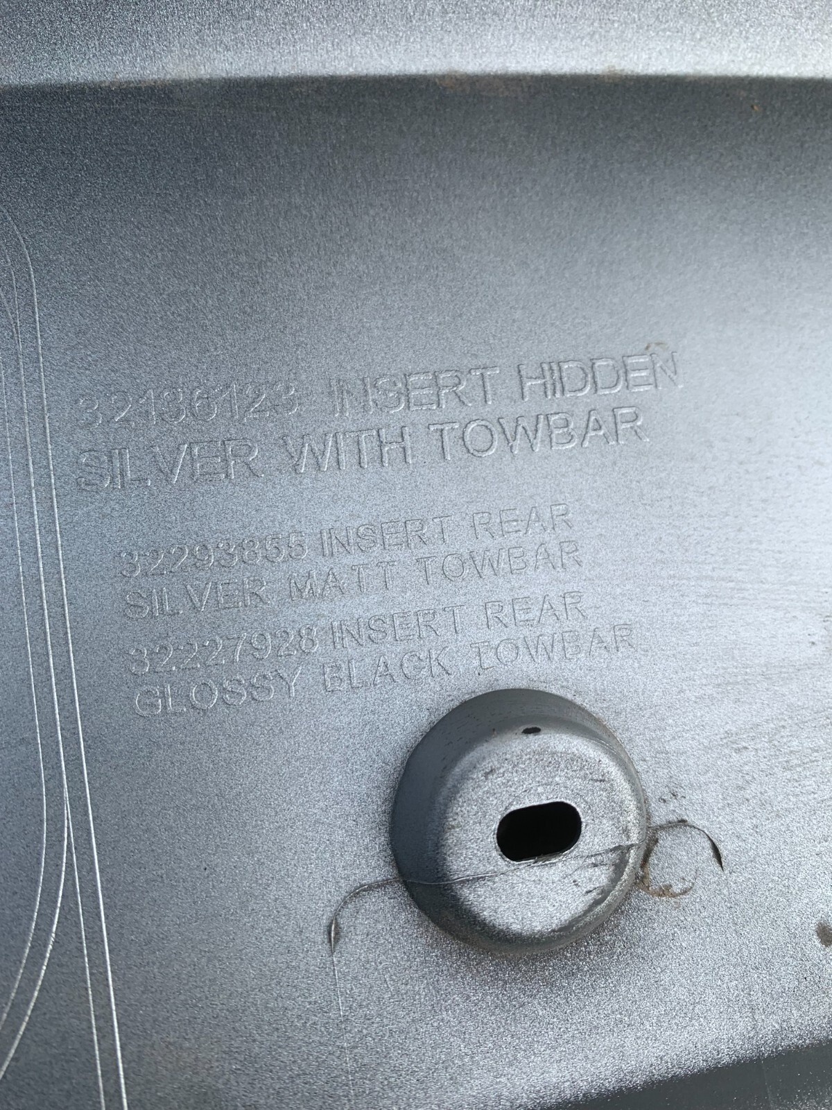 Volvo Xc40 Lower Rear Bumper 2018 2019 Texture Black OEM 31449333 for ...