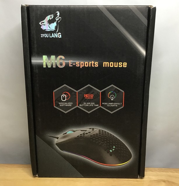 Ziyou Lang Gbt-26245-2010 M6 E-sports Mouse With RGB Lights Pink for ...