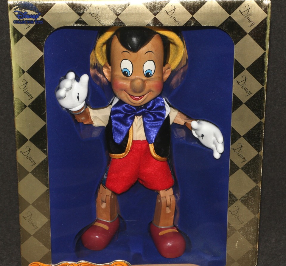 Disney 1998 Pinocchio Mattel Marionette Real Wood MIB | eBay