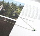 Women 925 Sterling Silver Green CZ Heart Love Silver Chain Hand ...