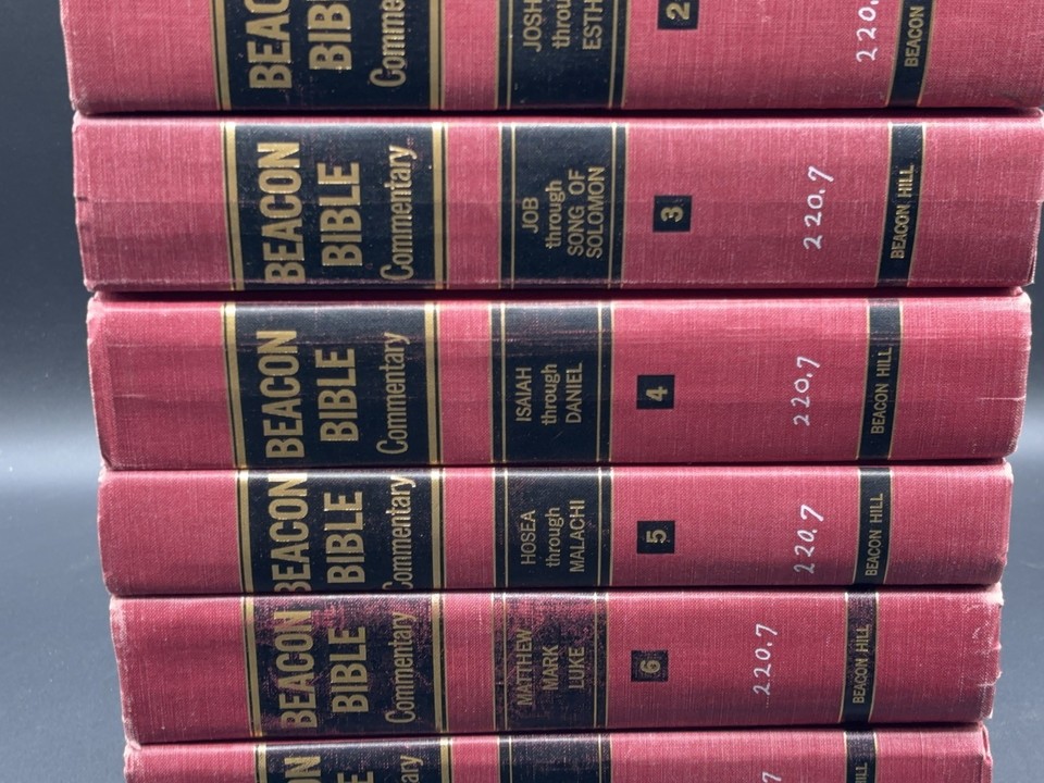 Beacon Bible Commentary BBC 8 Volume Set Red Hardback 1960's | eBay