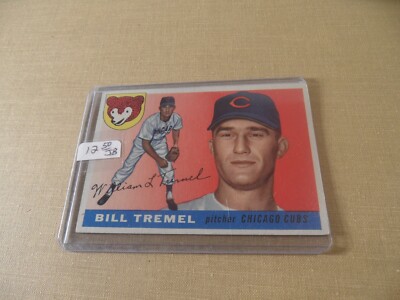 R-116 1955 topps baseball card #52 BILL TREMEL pitcher Chicago Cubs | eBay
