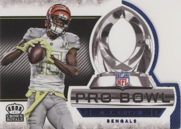 2015 Panini Crown Royale - Pro Bowl Die-Cuts A.J. Green #PB8 Blue for ...