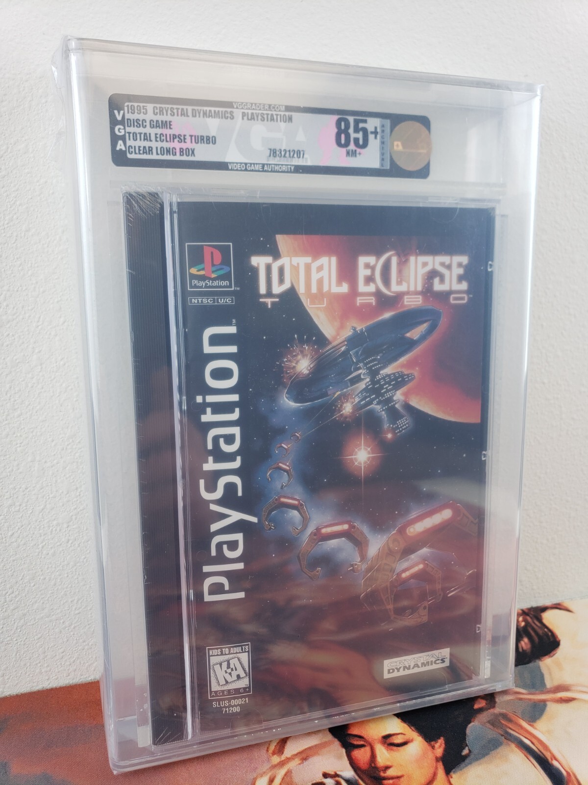 Total Eclipse Turbo VGA 85+ 1st Print !VERY FIRST PS1 GAME ...