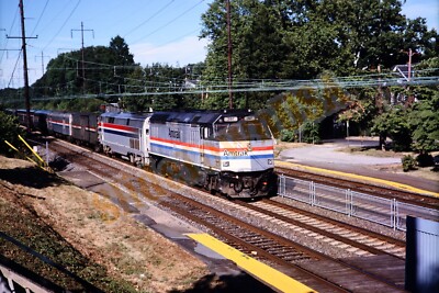 Vtg 1997 Train Slide 297 AMTK Amtrak Engine X4S105 | eBay