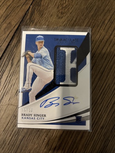 2021 Panini Autographed Relic Brady Singer 10/10 | eBay