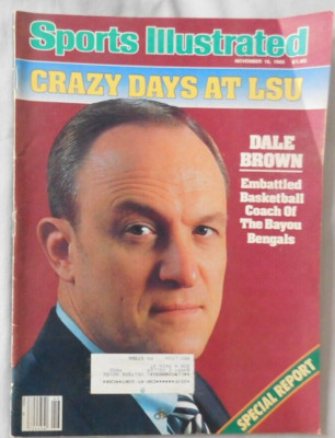 Dale Brown LSU Tigers - Nov 18 1985 Sports Illustrated Vg | eBay