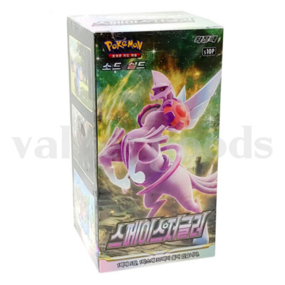 Pokemon Card Sword & Shield Space Juggler Booster Box s10P / Korean ...