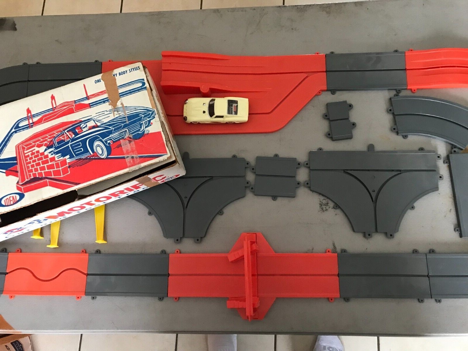 Vintage Motorific Car & Track Set. With Running Car. | eBay