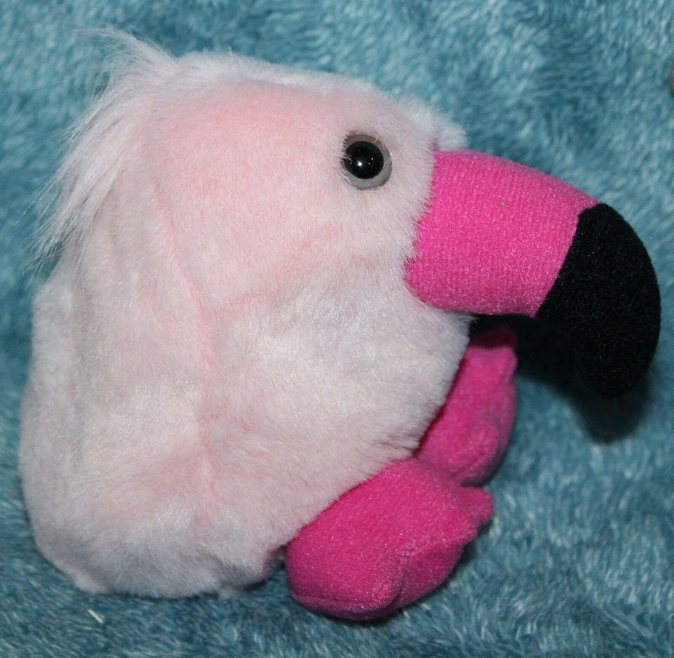 Puffkins Pink Flamingo Flo #6644 w/ Tag 1994 | eBay