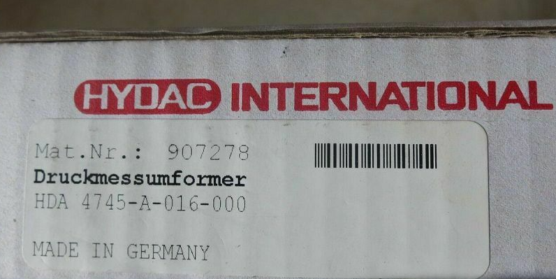 1PCS HYDAC HDA4745-A-016-000 Fast shipping#DHL or FedEx | eBay
