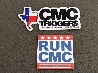 CMC Triggers & Run CMC Sticker Texas (Lot of 2) SHOT SHOW 2025 | eBay