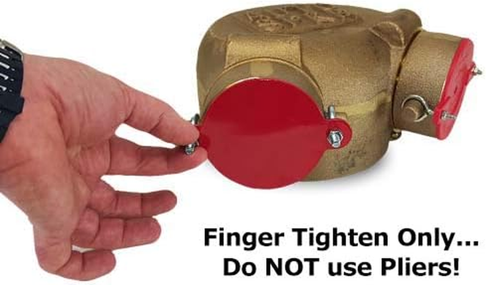 FDC Connection - Fire Department Connection Caps - Red Fire Sprinkler ...