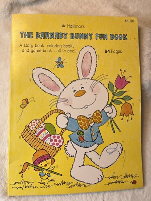 Vintage 1974 Hallmark The Barnaby Fun Book Easter Coloring Book***read ...