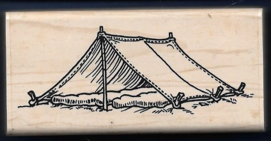 Pup Tent Drawing