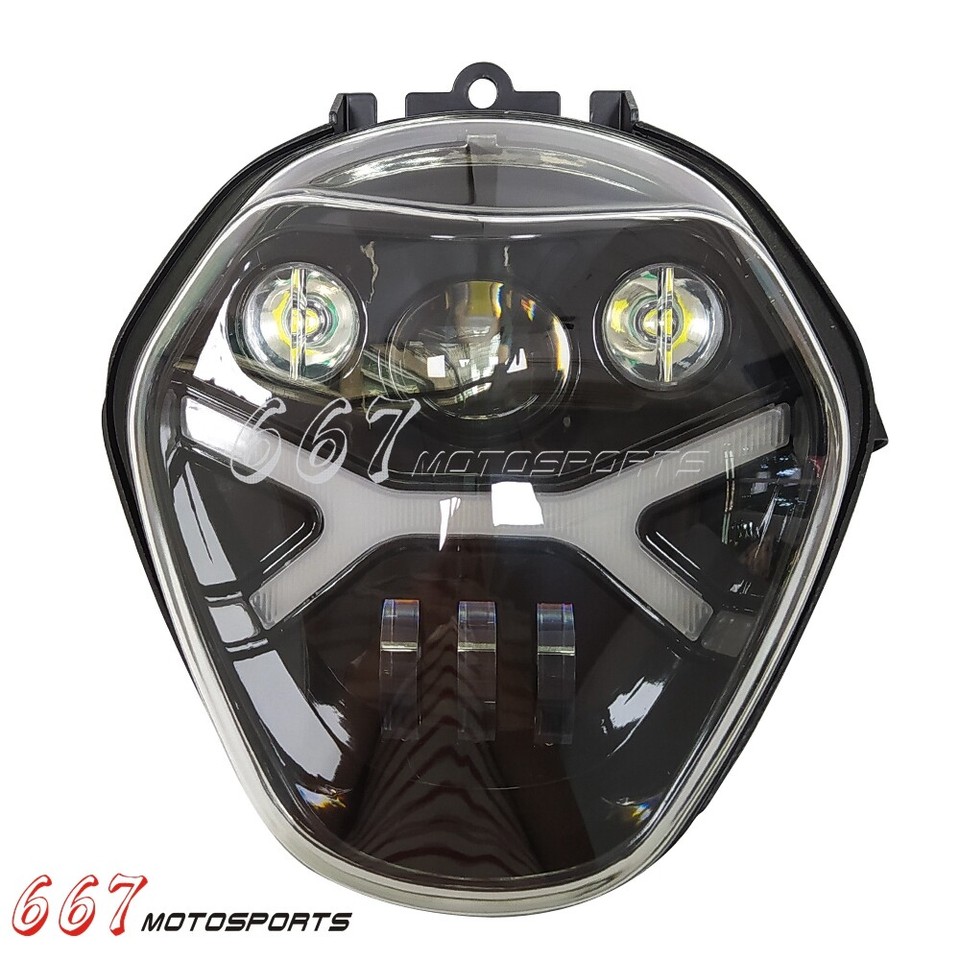 Motorcycle LED Headlight Headlamp Assembly W/ White DRL For BMW R1200R ...