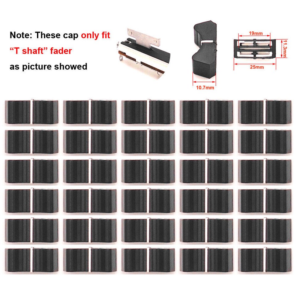 30pcs Straight Slide Fader Knob Cap For Yamaha Allen & Heath Soundcraft ...